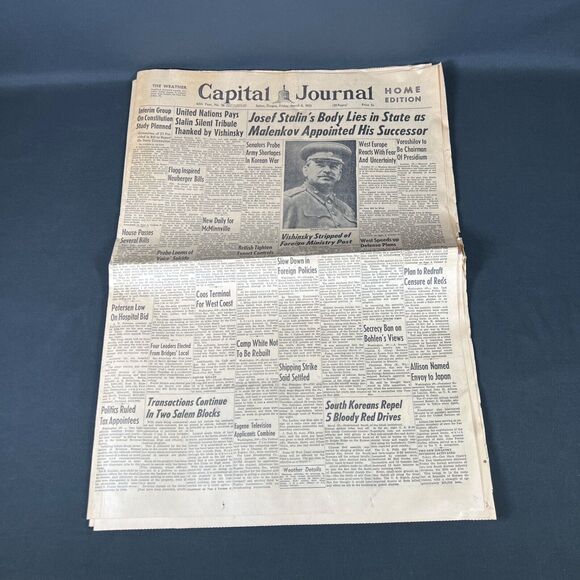 Other | 1953 Mar 6 Josef Stalins Body Lies In State As Malenkov ...